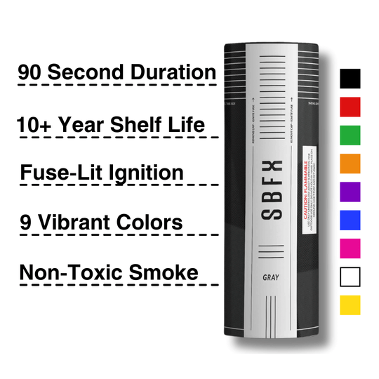 Shutter Bombs - Smoke Bombs for Photographers - Colored Smoke Bombs