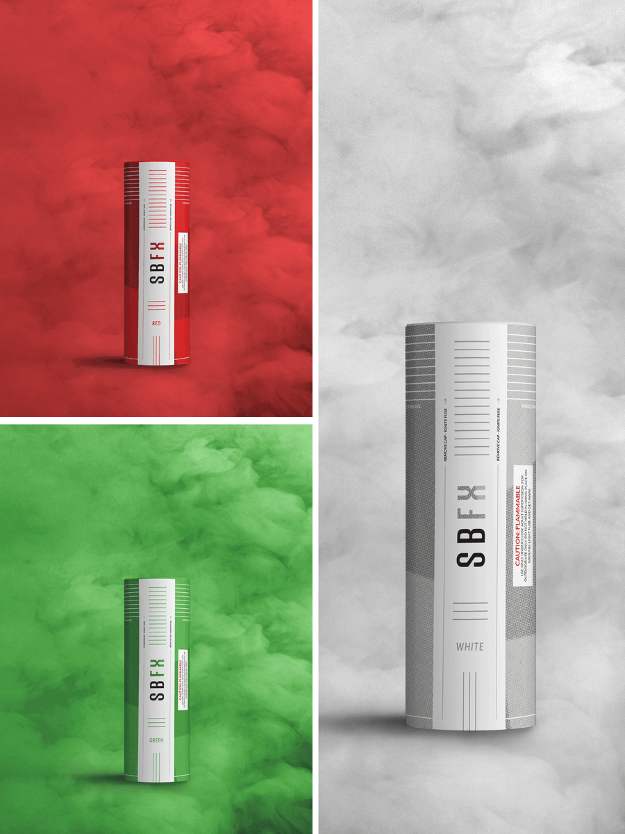 Shutter Bombs - Smoke Bombs for Photographers - Colored Smoke Bombs