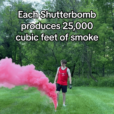 Shutter Bombs - Smoke Bombs for Photographers - Colored Smoke Bombs