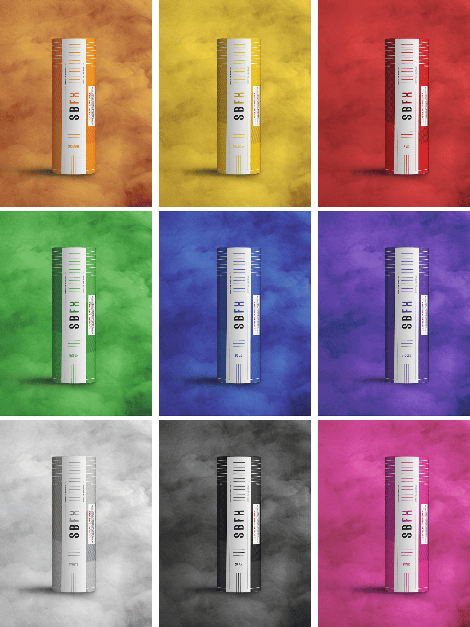 Smoke Bomb Variety Pack (9) – Shutter Bombs