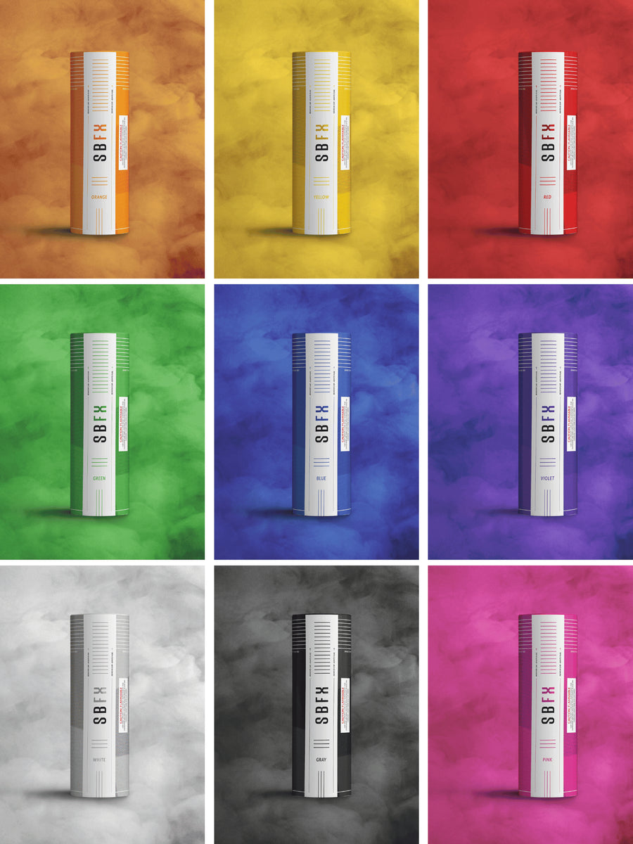 Shutter Bombs - Smoke Bombs for Photographers - Colored Smoke Bombs